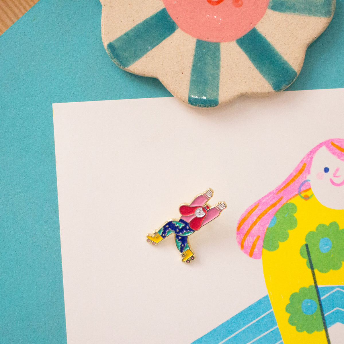 Roller Skater // Pin – Ana Seixas Shop